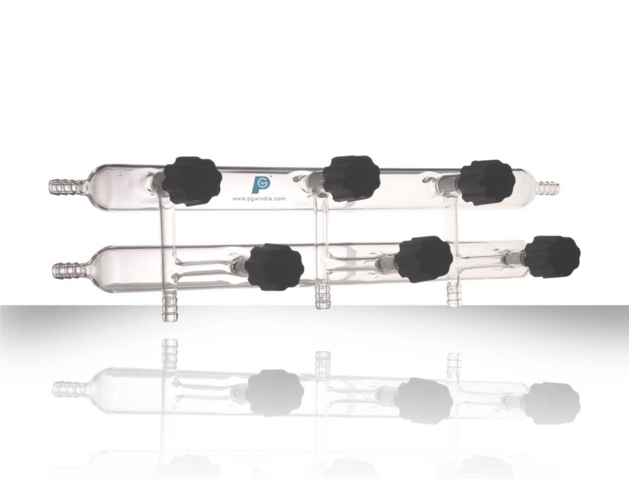 Dual High Vacuum Valve Schlenk Line Manifold | PGW India